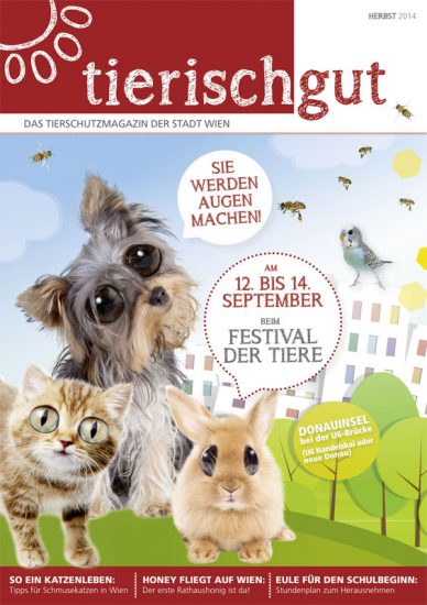 Tierisch gut: Tierschutzmagazin der Stadt Wien